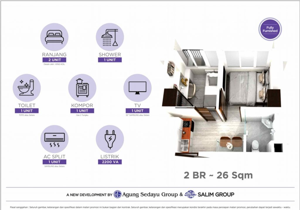 Osaka Riverview Apartment - PIK 2 Sedayu Indo City